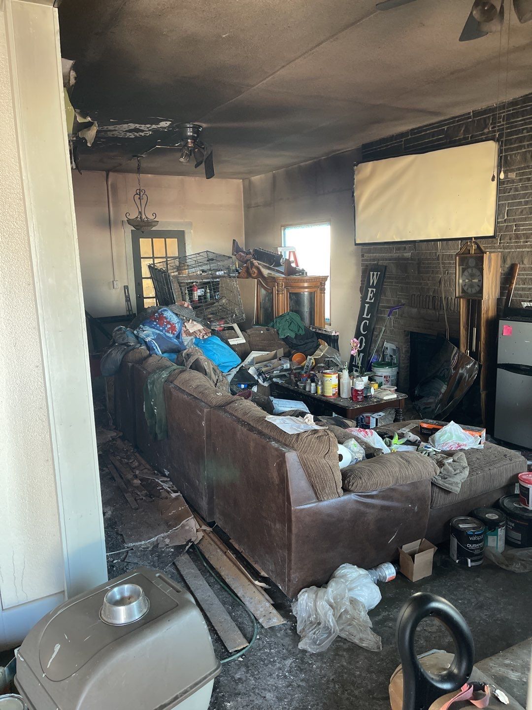 Before & After | Fire Damage | Magic Valley Restoration & Construction